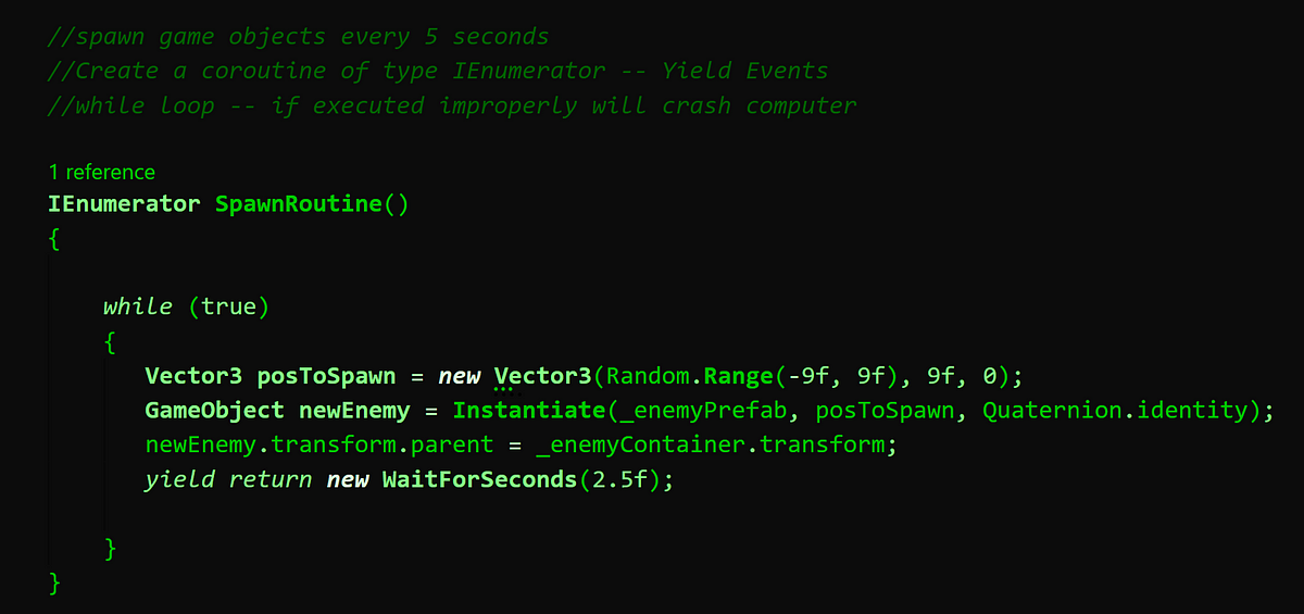 Spawning Objects In Unity Without The Clutter A Clean Approach By Correy Mashburn Medium