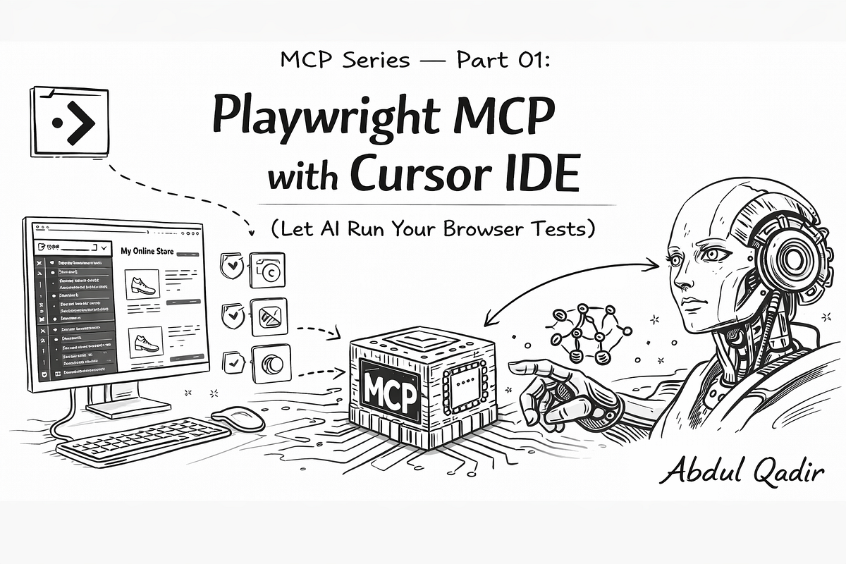 MCP Series — Part 01: Playwright MCP with Cursor IDE (Let AI Build Your ...