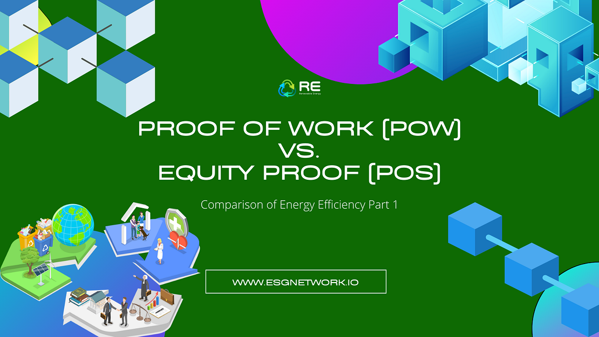 Proof of Work (PoW) vs. Equity Proof (PoS) - ESG Global - Medium