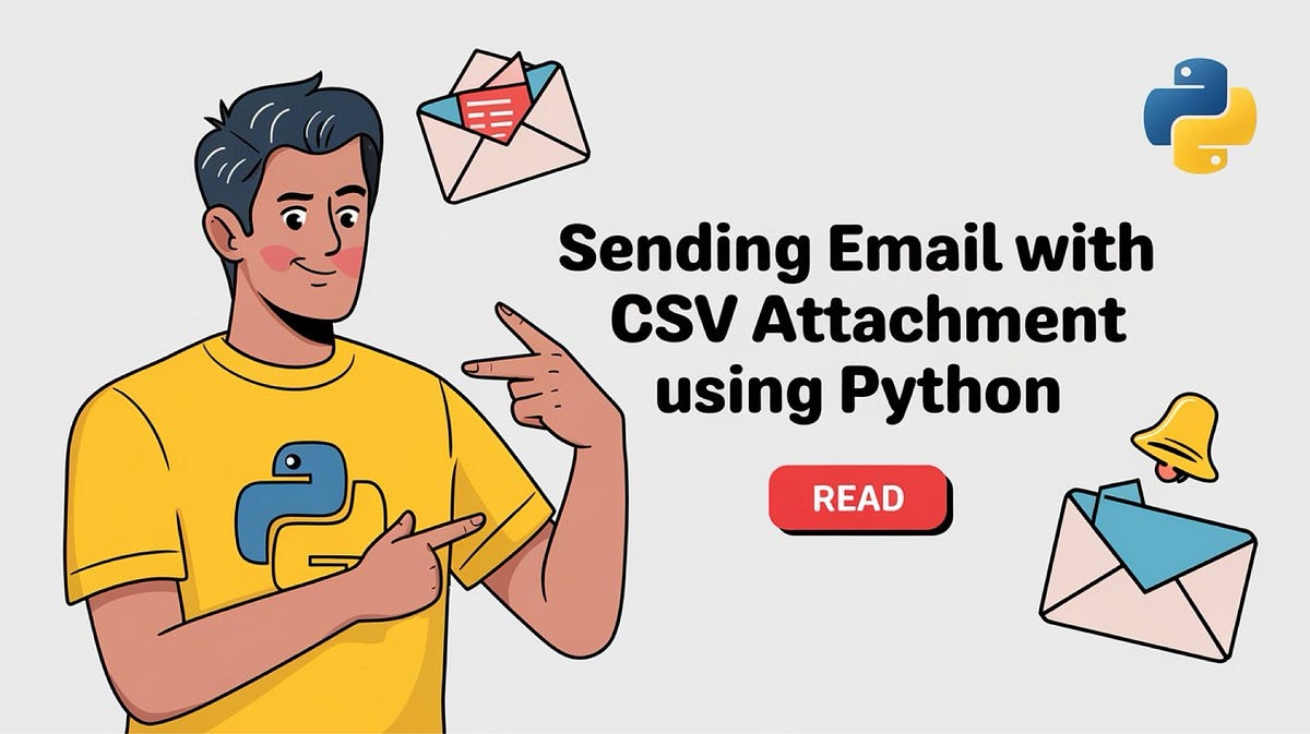 Sending Emails With Csv Attachment Using Python By Gajanan Rajputš