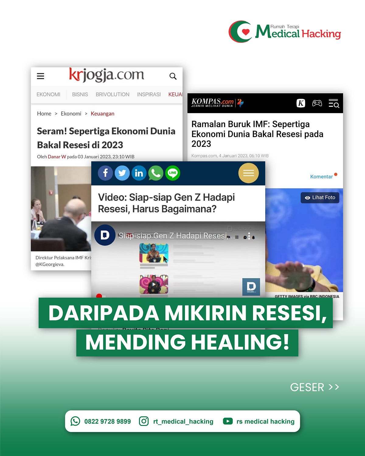 Resesi 2023 ?! Ini dampaknya bagi kesehatan kita ! | by ...