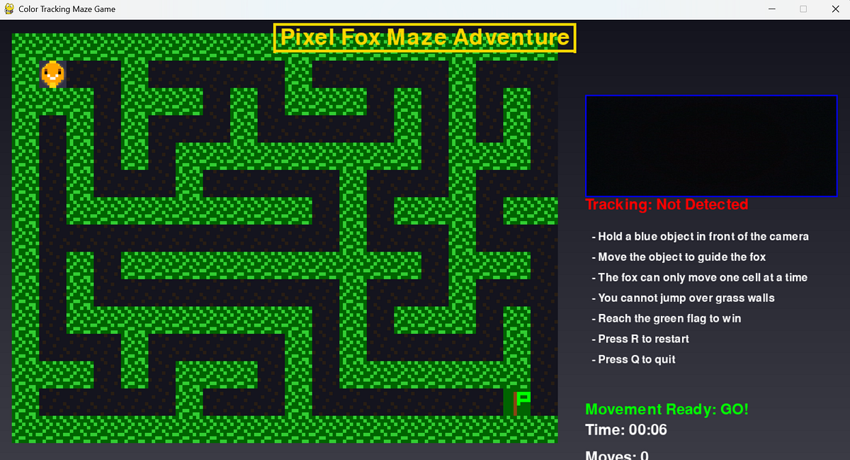 Building Pixel Fox Maze Adventure: A Color-Tracking Maze Game with ...