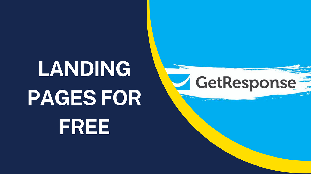 GetResponse Create Stunning Landing Pages for Free | by Advice Hosting ...
