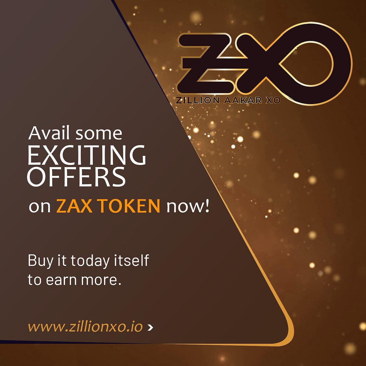 Grab the exciting offers before they close!! Go for ZAX token today ...