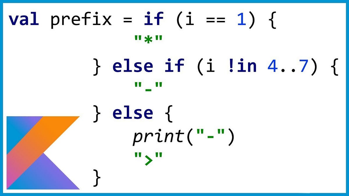Kotlin’de Conditions ve Looplar. Herkese tekrardan merhabalar umarım ...