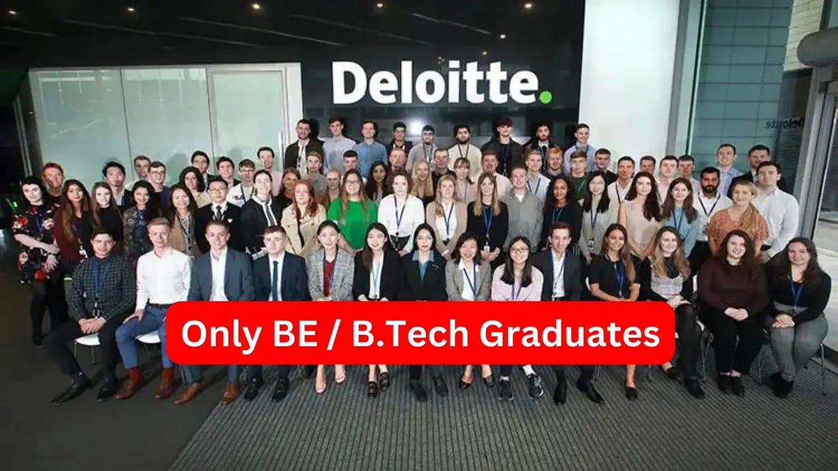 Deloitte Hiring Graduates For Data Review Analyst, Salary Upto Rs. 5.5 ...