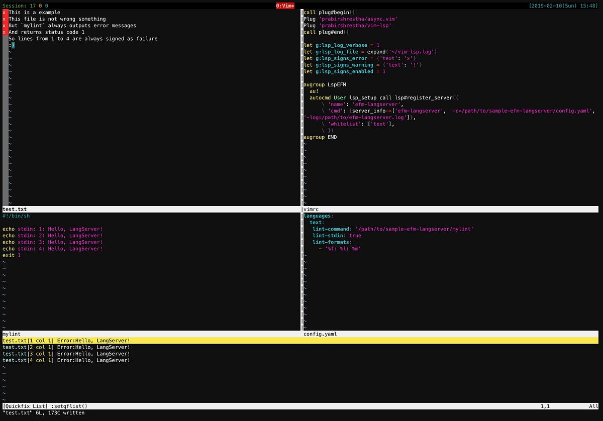 efm-langserver で作る簡単 Language Server | by dictav | Medium
