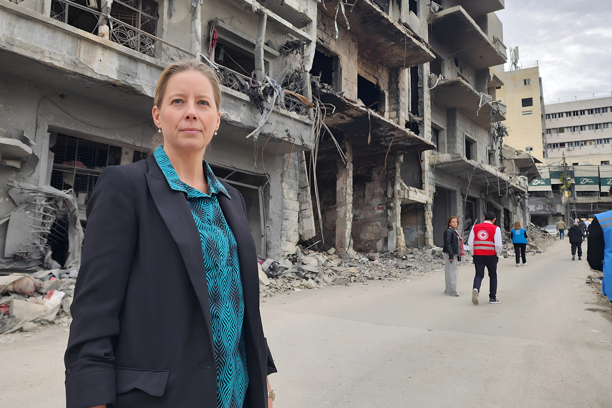 Kristen Knutson: A calling to serve in crisis | by United Nations OCHA ...