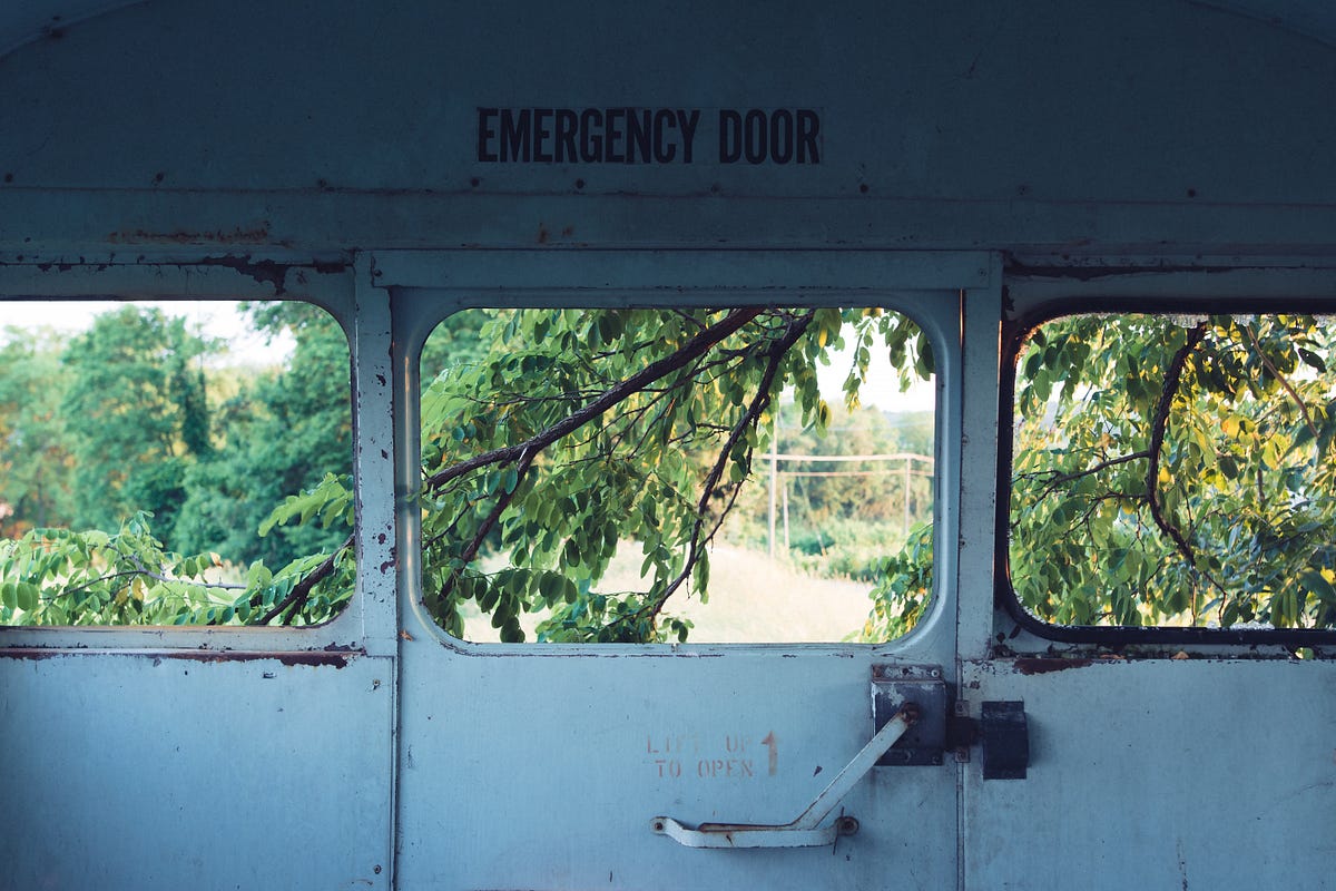 Stop the Bus!. BANG! A student kicks my office door as… | by Dr. Robert ...