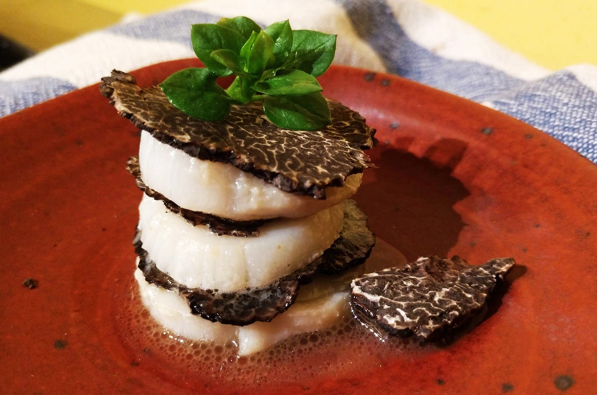 Truffle Scallop Mille-Feuille. A Truffle a Day — Day 28 | by SG Séguret ...