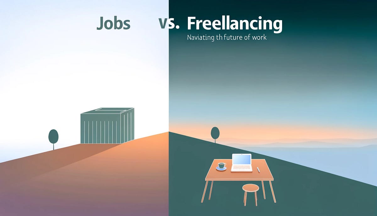 Jobs vs. Freelancing: Navigating the Future of Work | by Amanj Ali | Mar, 2024 | Medium