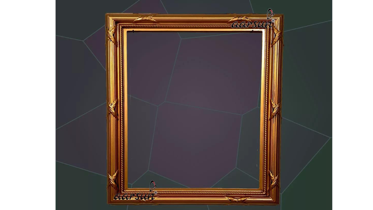 Stylish Wooden Mirror Frame Design In Mysore - Mansi Payaal - Medium