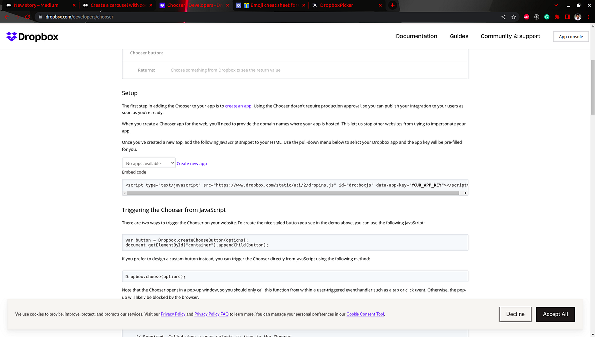 Dropbox picker in angular, dropbox chooser, angular, dropbox, file upload, upload file from ...