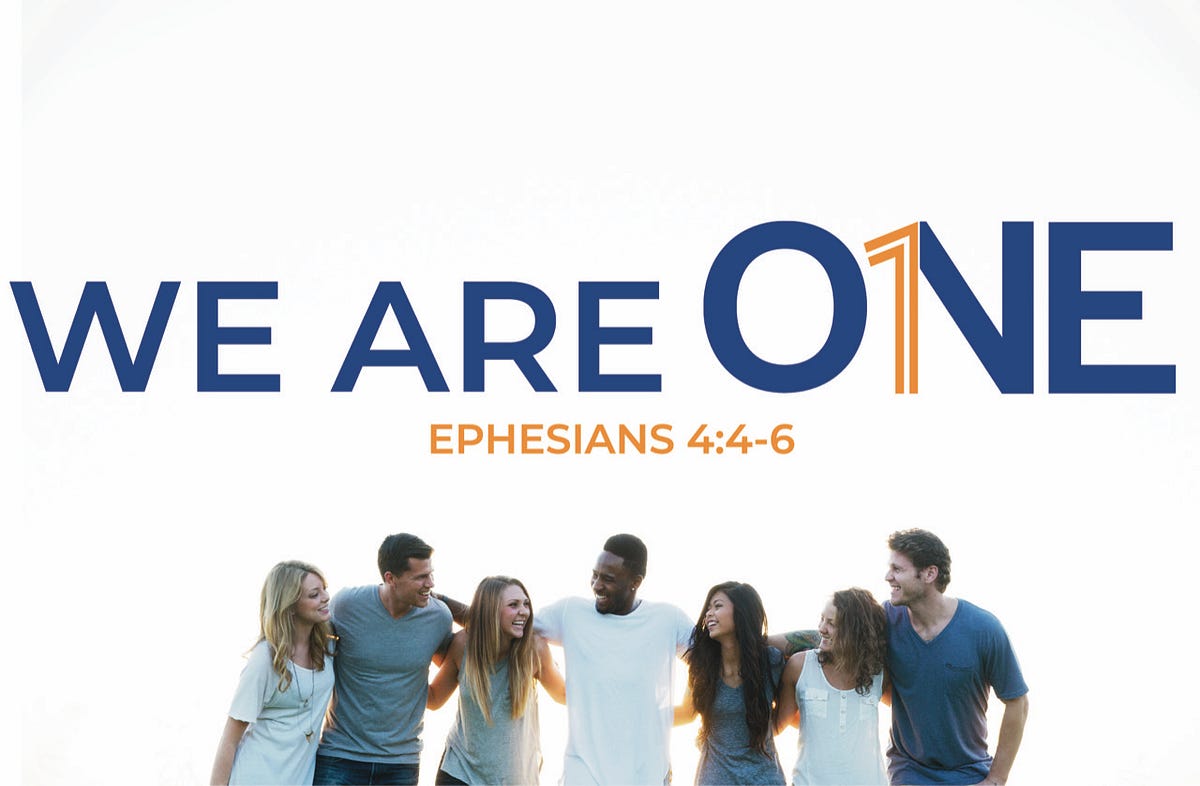 One…. How do you create unity among people… | by Dillon Bruce | Medium