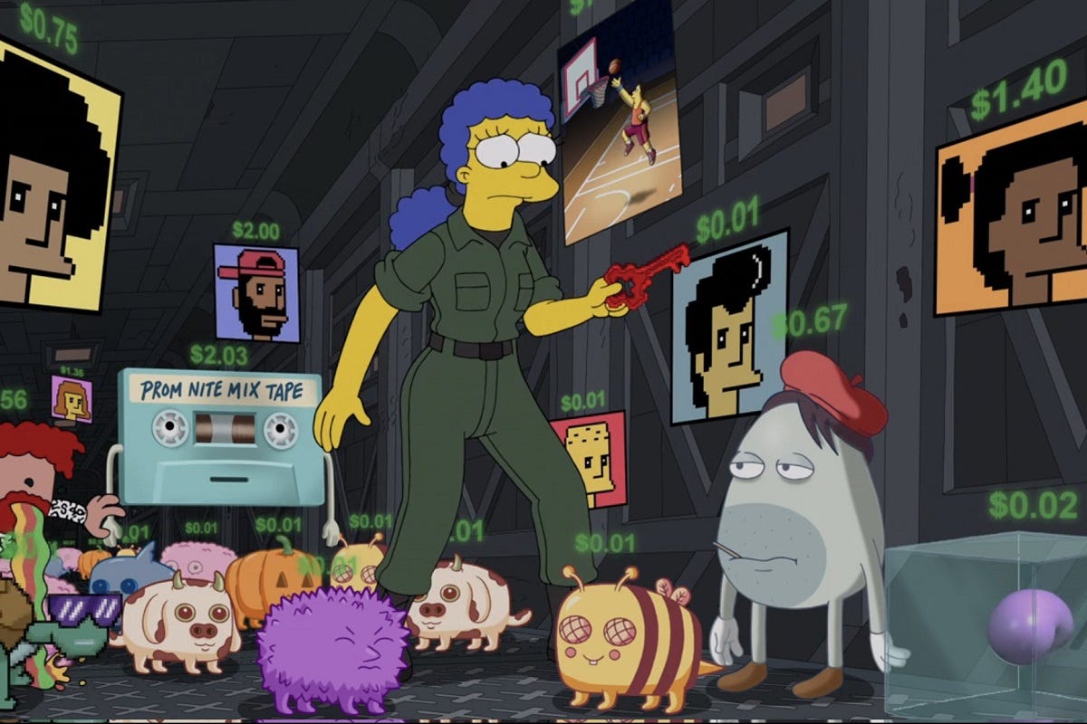 The Simpsons Sparks NFT Frenzy and the Latest on Crypto Gaming | by The ...