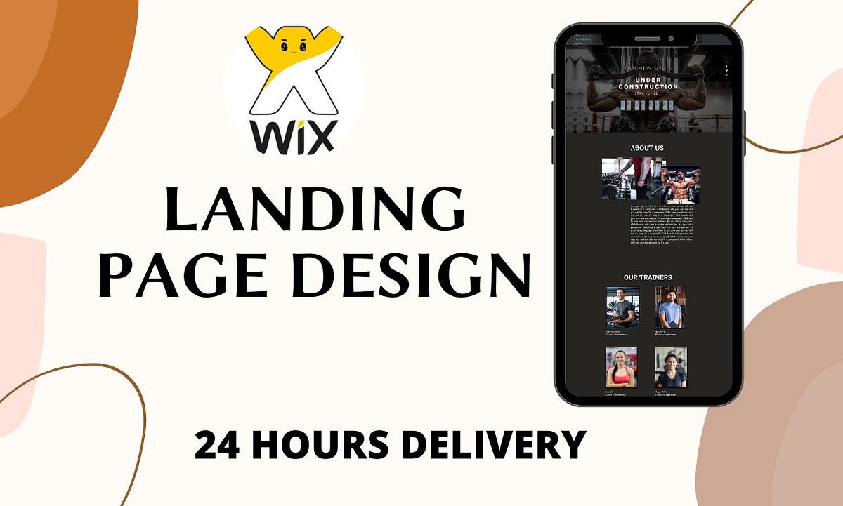 I will design a professional and attractive wix landing page - codeman ...