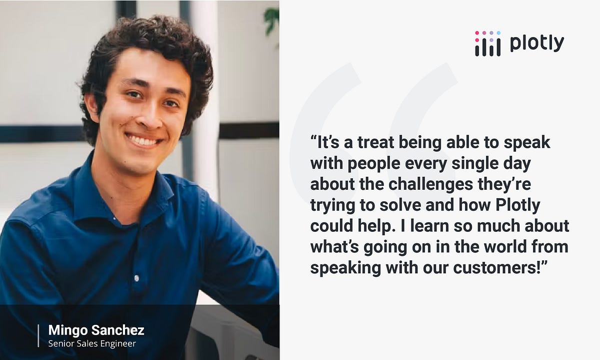 Meet Mingo Sanchez: Senior Sales Engineer | by Plotly | Plotly | Medium