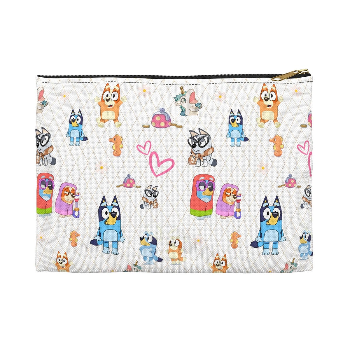 Bluey Travel Case, Bluey Accessory Pouch, Bingo Make Up Bag, Bingo and ...