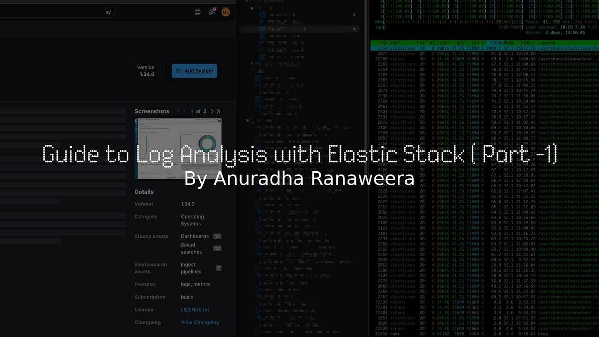 Guide to Log Analysis with Elastic Stack ( Part -1 ) | by Anuradha ...
