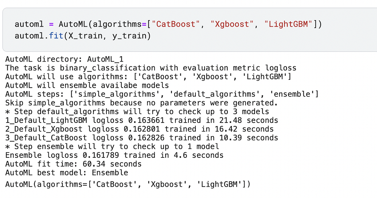 Binary classification with automated machine learning | by Derrick ...