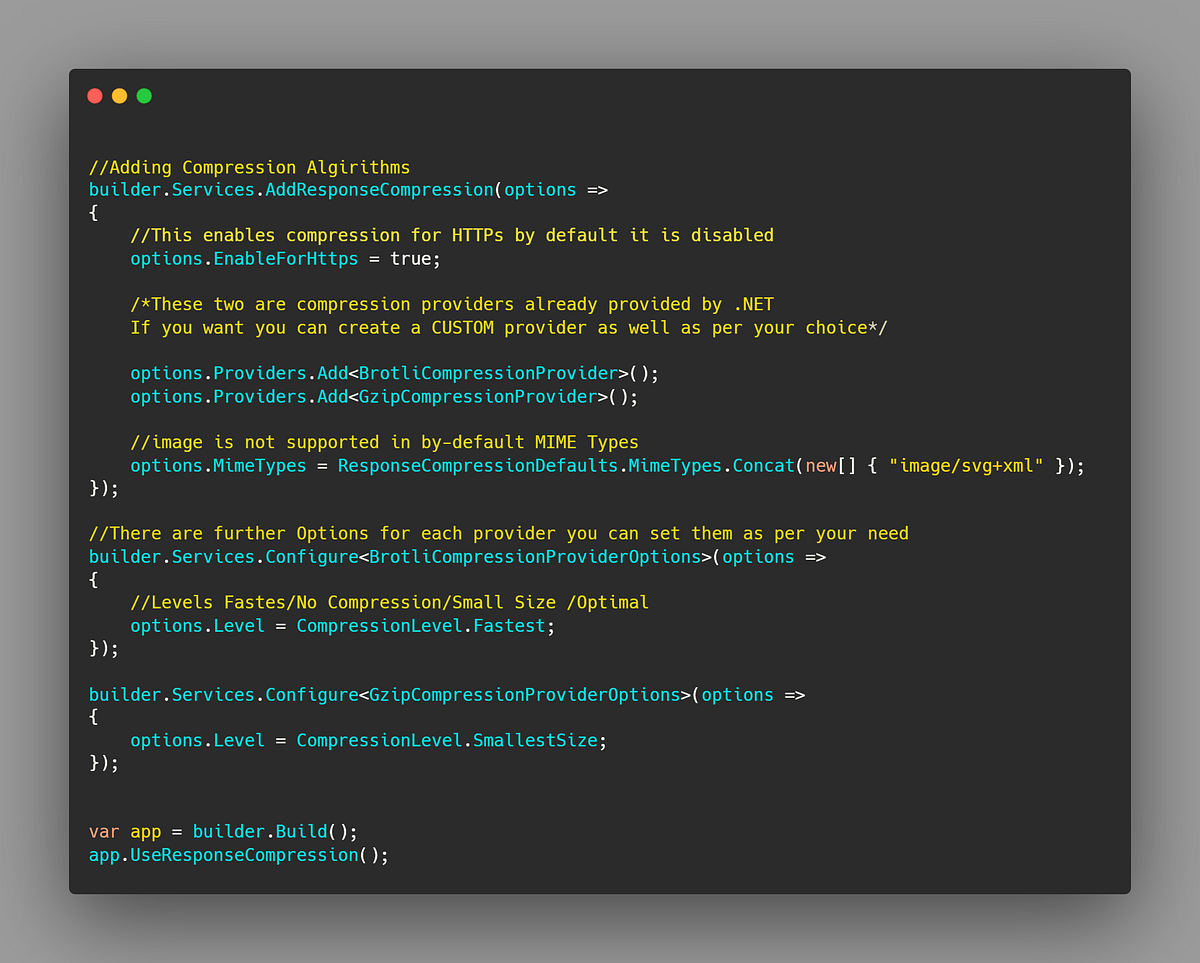 𝐑𝐞𝐬𝐩𝐨𝐧𝐬𝐞 𝐜𝐨𝐦𝐩𝐫𝐞𝐬𝐬𝐢𝐨𝐧 𝐢𝐧 .𝐍𝐄𝐓 𝐂𝐨𝐫𝐞 𝐚𝐧𝐝 𝐡𝐨𝐰 𝐭𝐨 𝐜𝐨𝐧𝐟𝐢𝐠𝐮𝐫𝐞 𝐢𝐭𝐬 𝐌𝐢𝐝𝐝𝐥𝐞𝐰𝐚𝐫𝐞 | by Muhammad Waseem | Medium