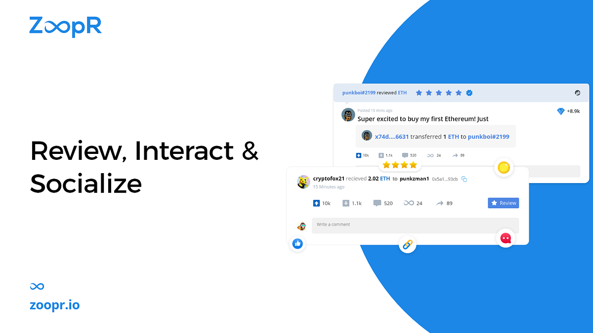 Review, Interact & Socialize with On-chain Data | by ZoopR | Medium