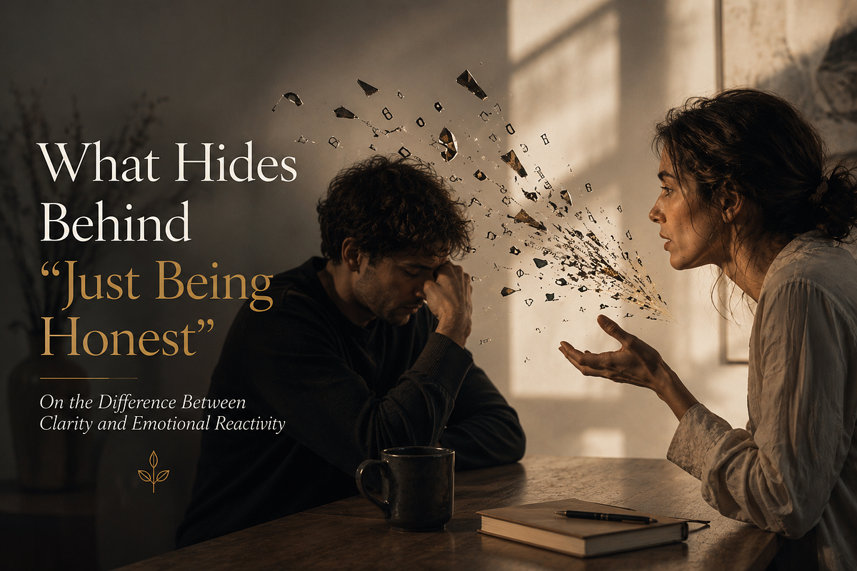 What Hides Behind “Just Being Honest” | by Camelia Oancea-Popescu | May ...