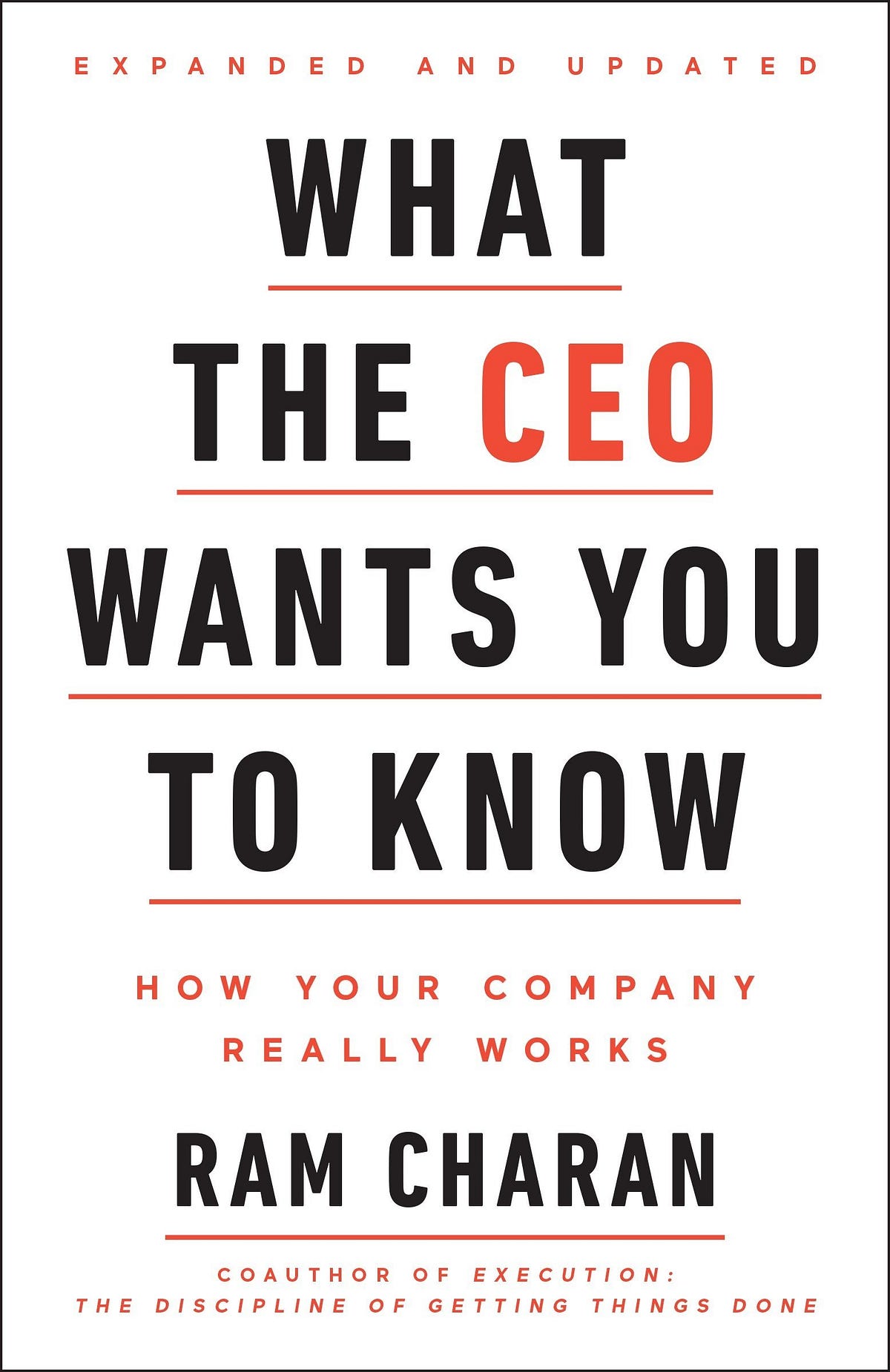 Book Review — What The CEO Wants You To Know | by Anand M Davichan | YE ...