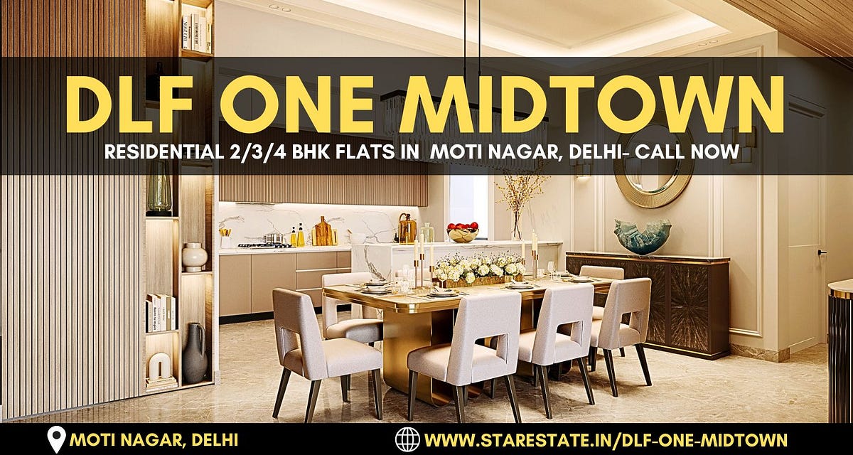 DLF One Midtown Residential 2/3/4 BHK Flats In Delhi — Call Now - Best ...