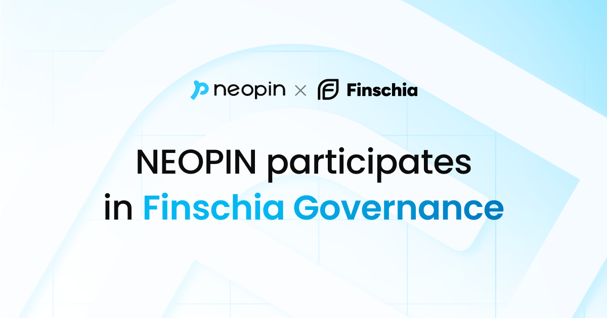 NEOPIN participates in Finschia Governance | by NEOPIN | NEOPIN | Medium