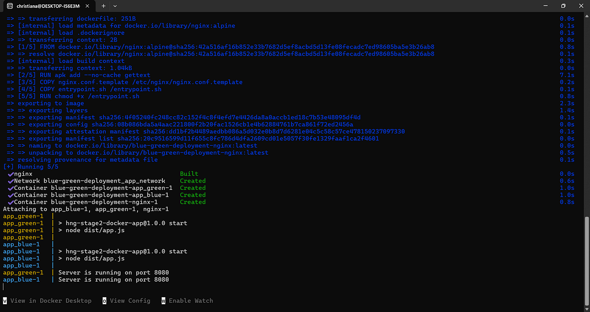 Building a Zero-Downtime Blue/Green Deployment with Nginx | by Christiana Shedrack | Medium
