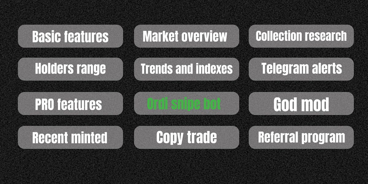 GUIDBOOK. Guidelines for using the Ordi Snipe… | by Ordi Snipe | Jan ...
