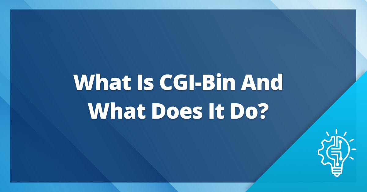 CGI - BIN. CGI BIN | by Saurabh Chandra Shukla | Medium