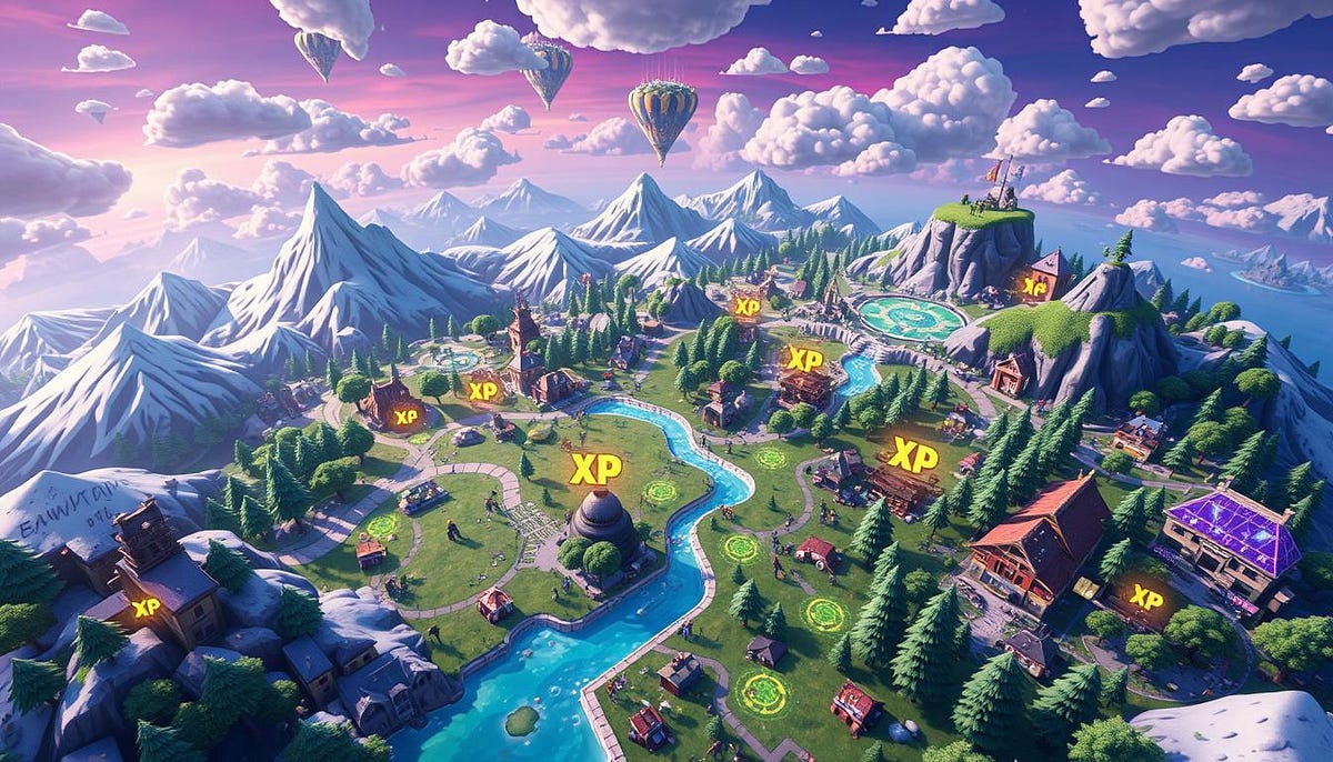 Easiest Xp Glitch Map To Level Up Fast In Fortnite By Lenhard