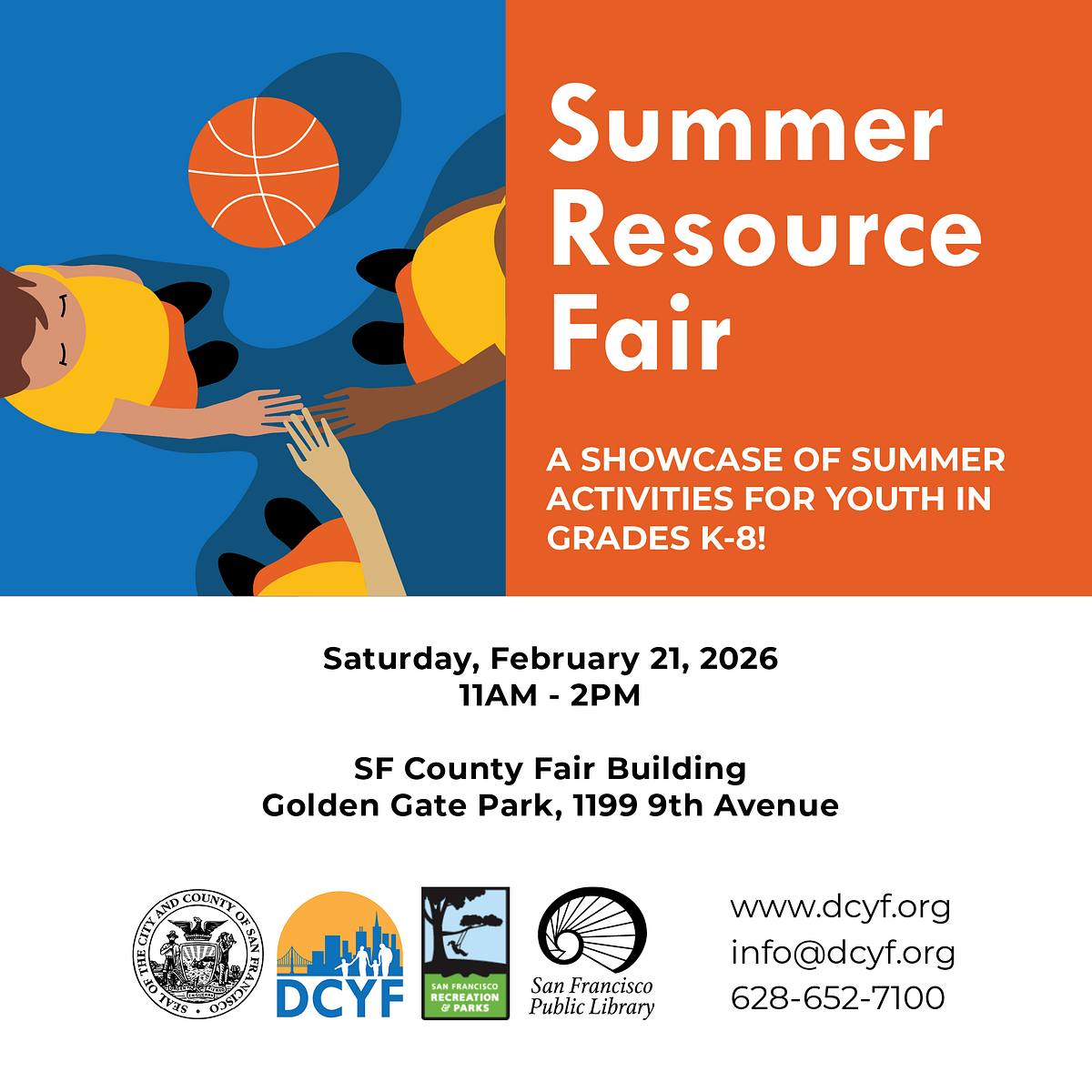 2026 San Francisco Summer Resource Fair Exhibitors: Athletics & Sports ...