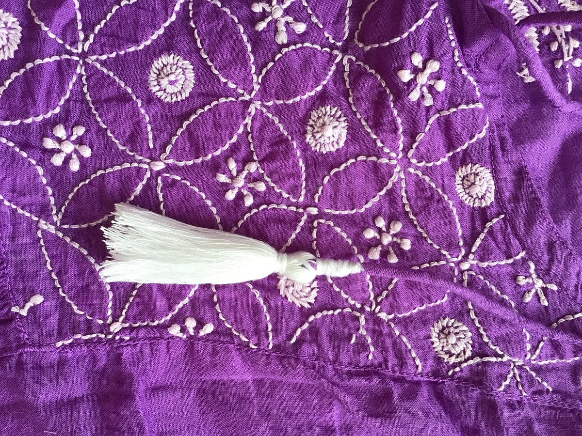Hand vs. Machine: How to Identify Authentic Hand-Embroidered Chikankari ...
