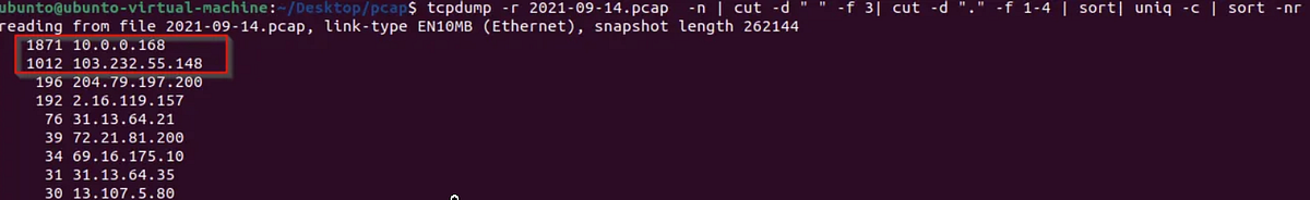 🧠 Unmasking Malware in Network Traffic — Analyzing a PCAP with TCPdump ...