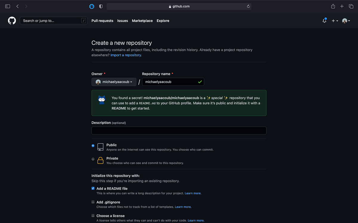 How to add a README file to your GitHub profile in 3 steps | by Michael ...