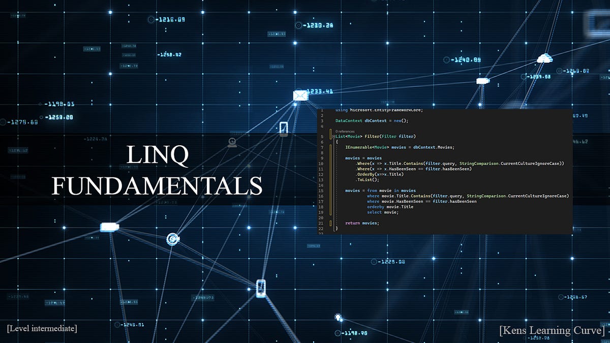 LINQ Fundamentals. LINQ is a great way to quickly iterate… | by Kenji Elzerman | Medium