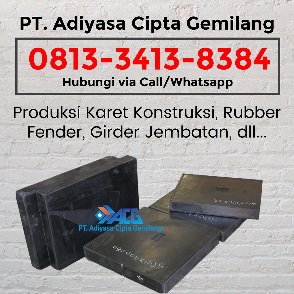 Call 0813–3413–8384, Elastomer Jembatan Bantalan Karet Yogyakarta - Sopiadwigmacademy - Medium