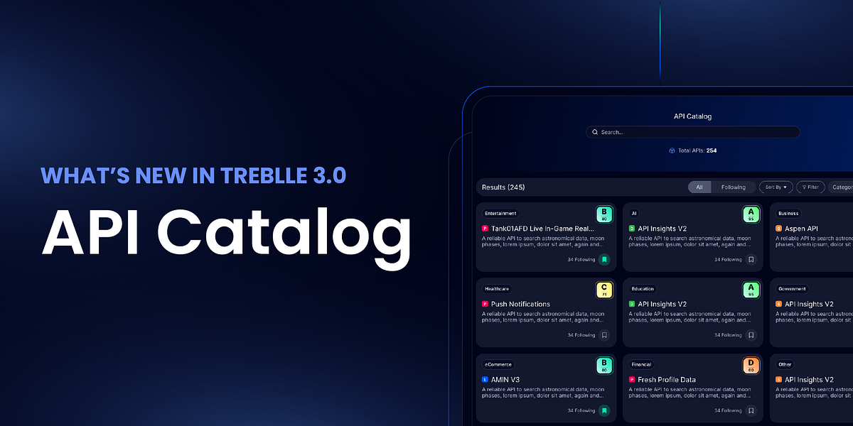 What’s New in Treblle 3.0: API Catalog | by Treblle | Dev Genius