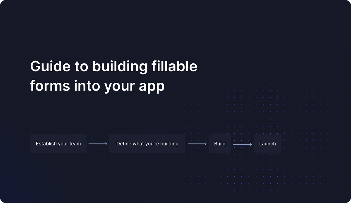 Guide to building fillable forms into your app | Joyfill