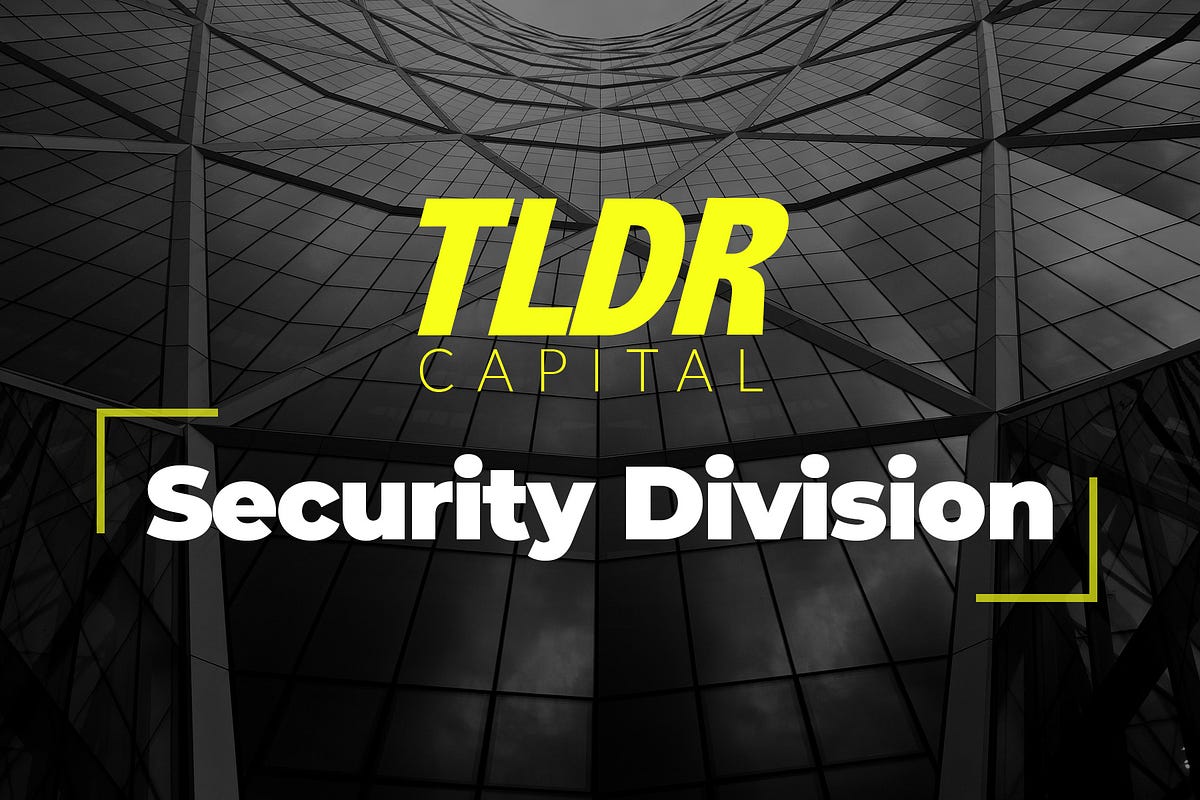 TLDR Capital Launches Security Division | by TLDR Global | Medium TLDR Capital Launches Security Division | by TLDR Global | Medium