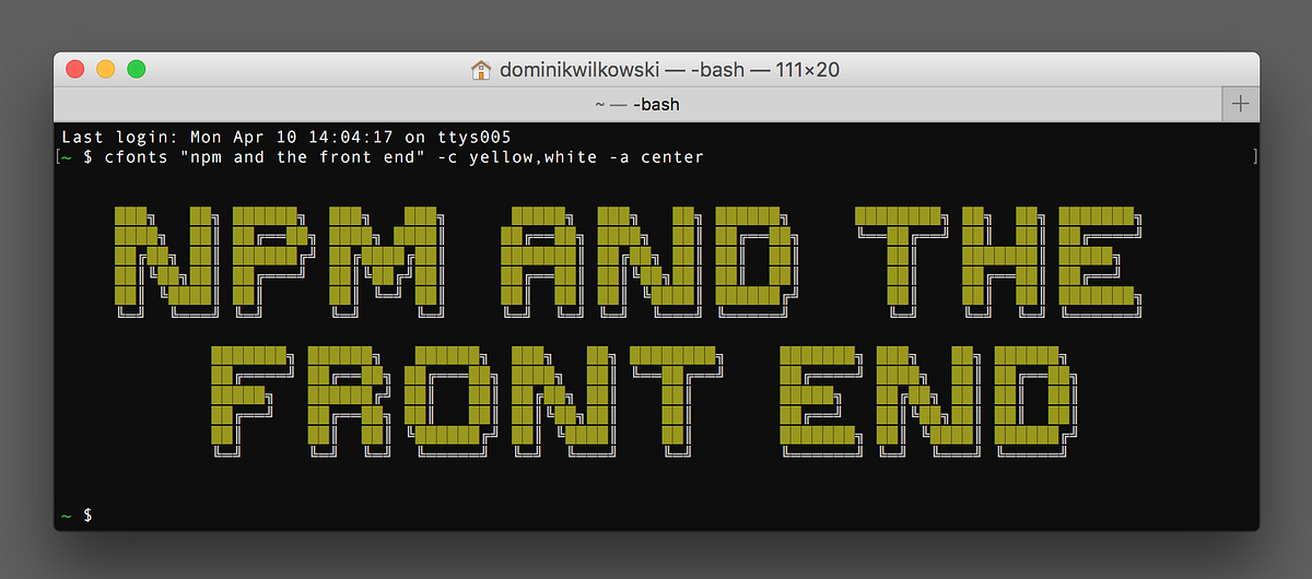 npm and the front end. or the virtue of breakfast metaphors | by ...