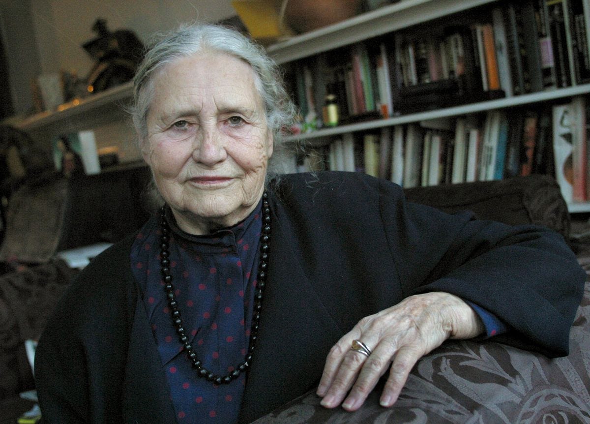 The Wind Blows Away Our Words: Doris Lessing | by Steve Newman Writer ...