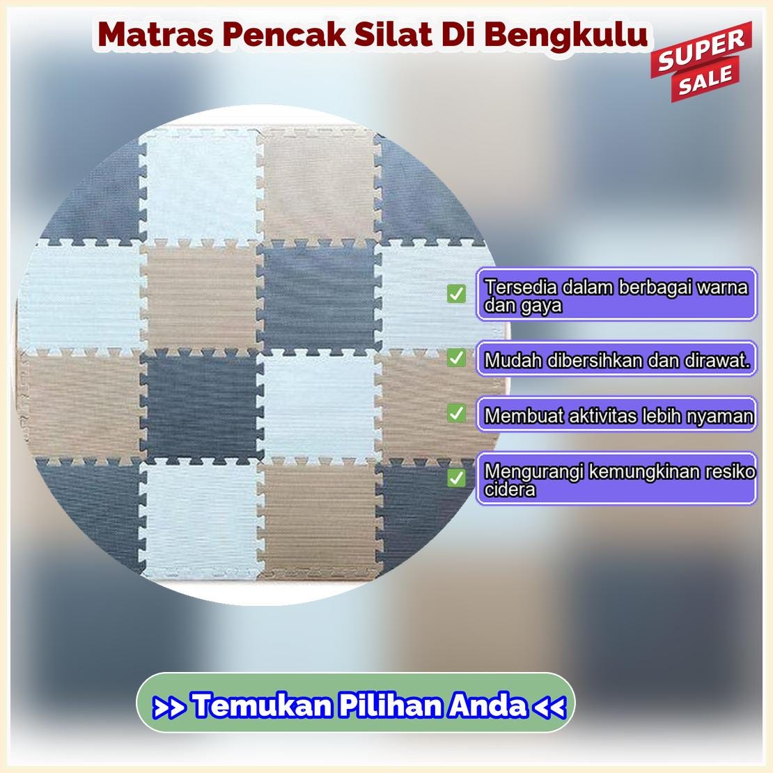 Matras Pencak Silat Di Bengkulu - Matras Judo - Medium