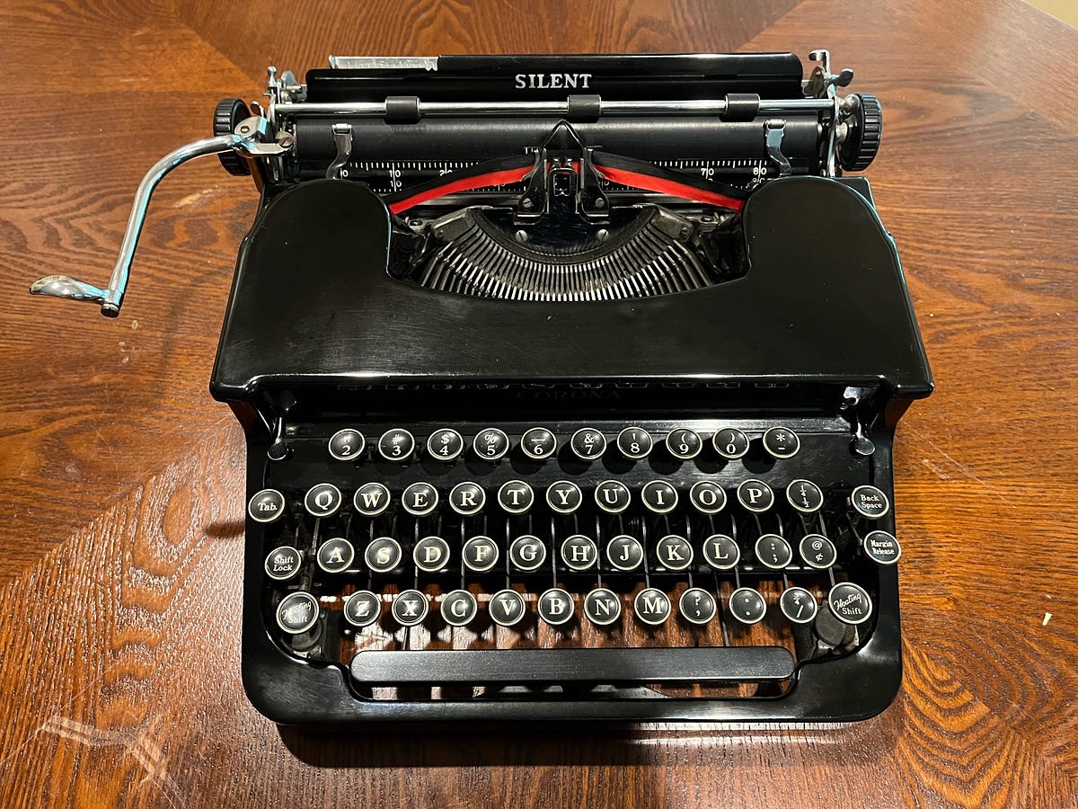 Print in the Age of AI, or Thoughts on My Typewriter | by Samantha ...