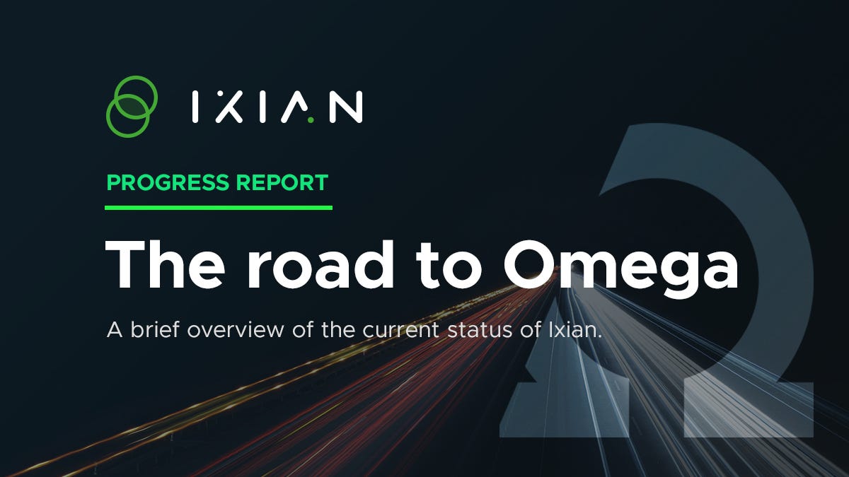 Ixian Progress Report. A brief overview of the recent past… | by Ixian ...