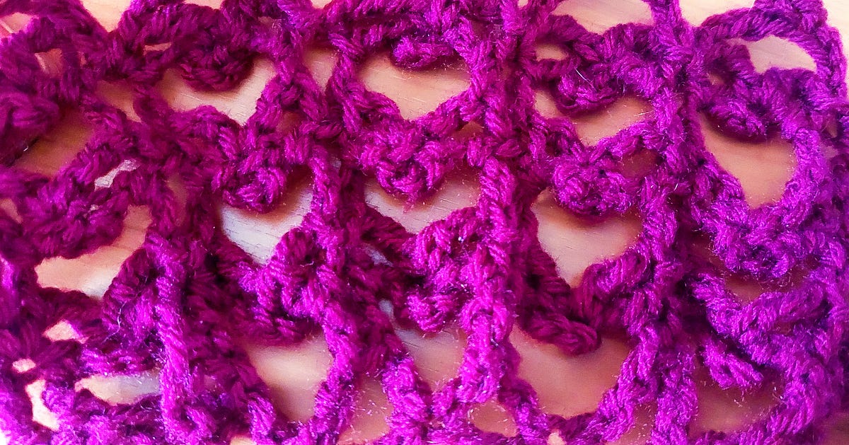 How to Crochet a Negative Space Heart (That Actually Keeps Its Shape ...
